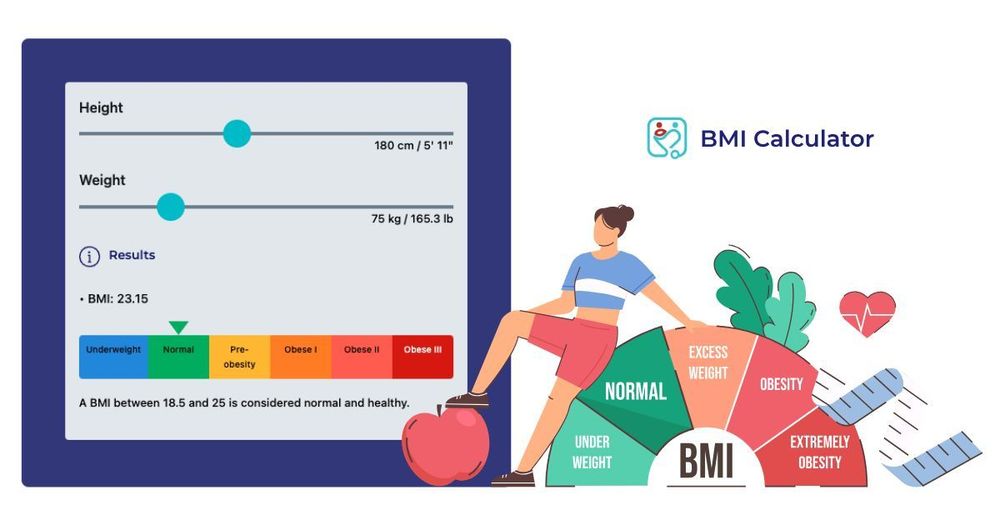 BMI Calculator For Adult Women, Men