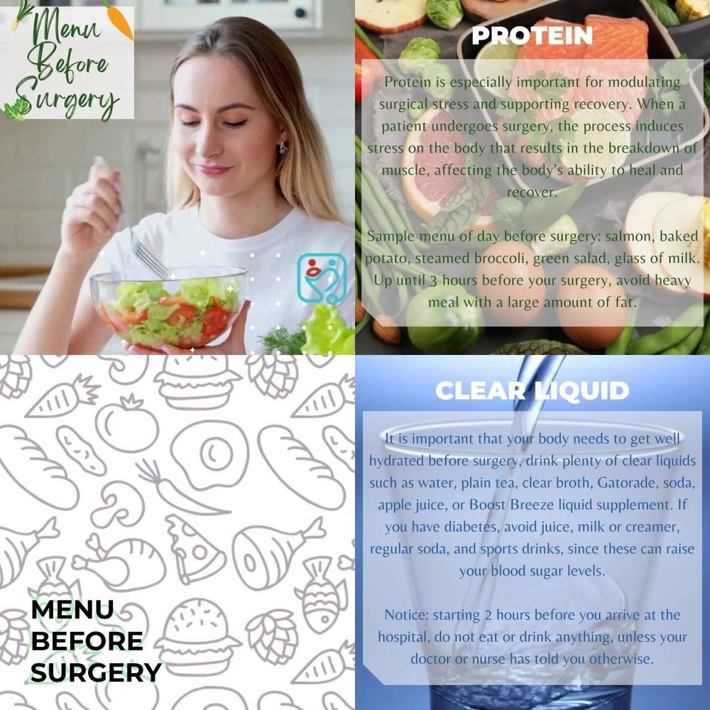 What Food & Drink Should Be Prepared For Pre-Surgery Patients?